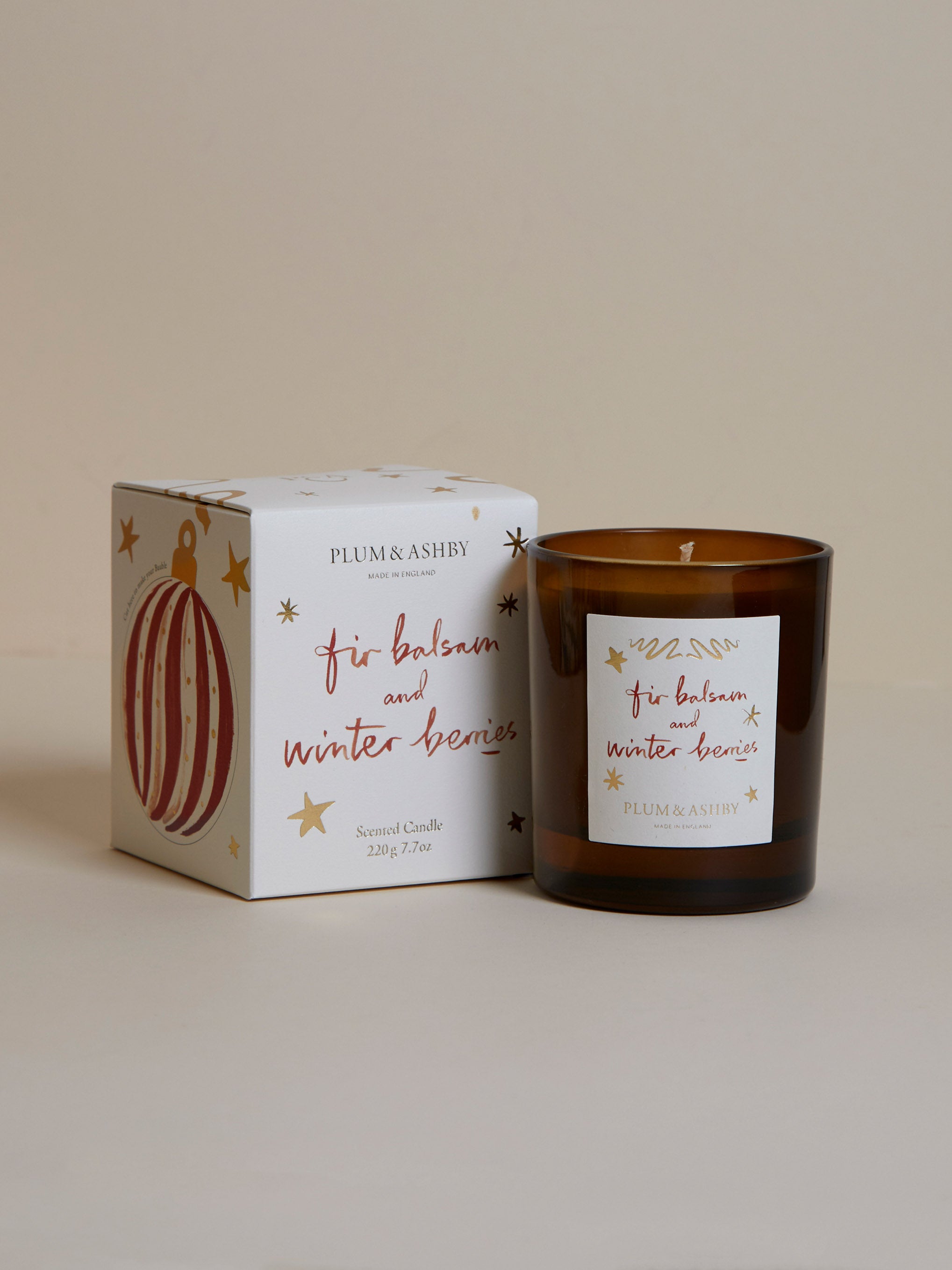 Fir Balsam & Winter Berries Candle – Plum & Ashby
