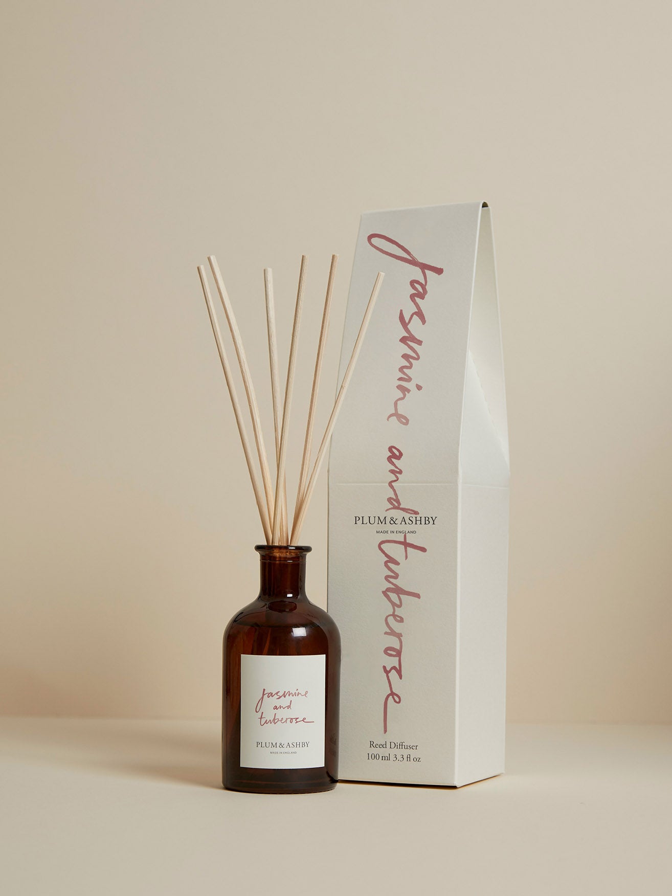 Jasmine & Tuberose Diffuser | Jasmine Reed Diffuser – Plum & Ashby