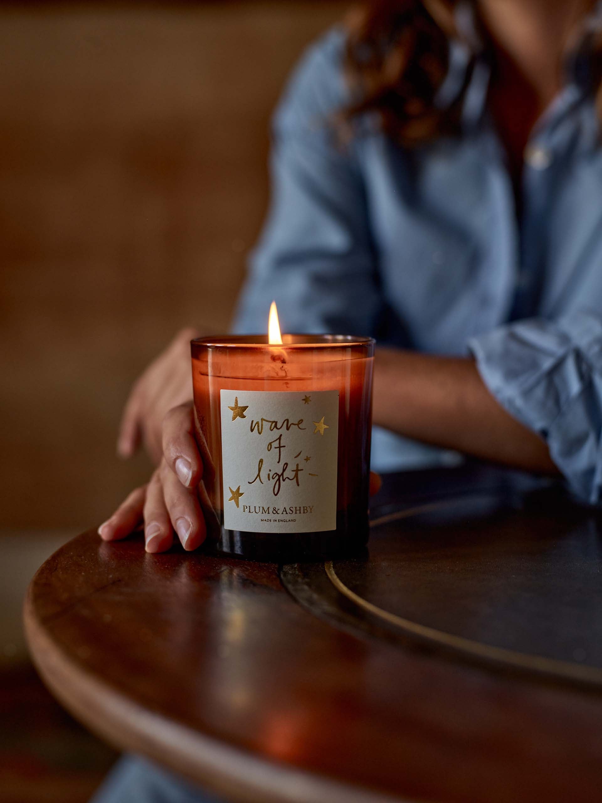 Wave of Light Candle | Tommy's Charity Candle – Plum & Ashby