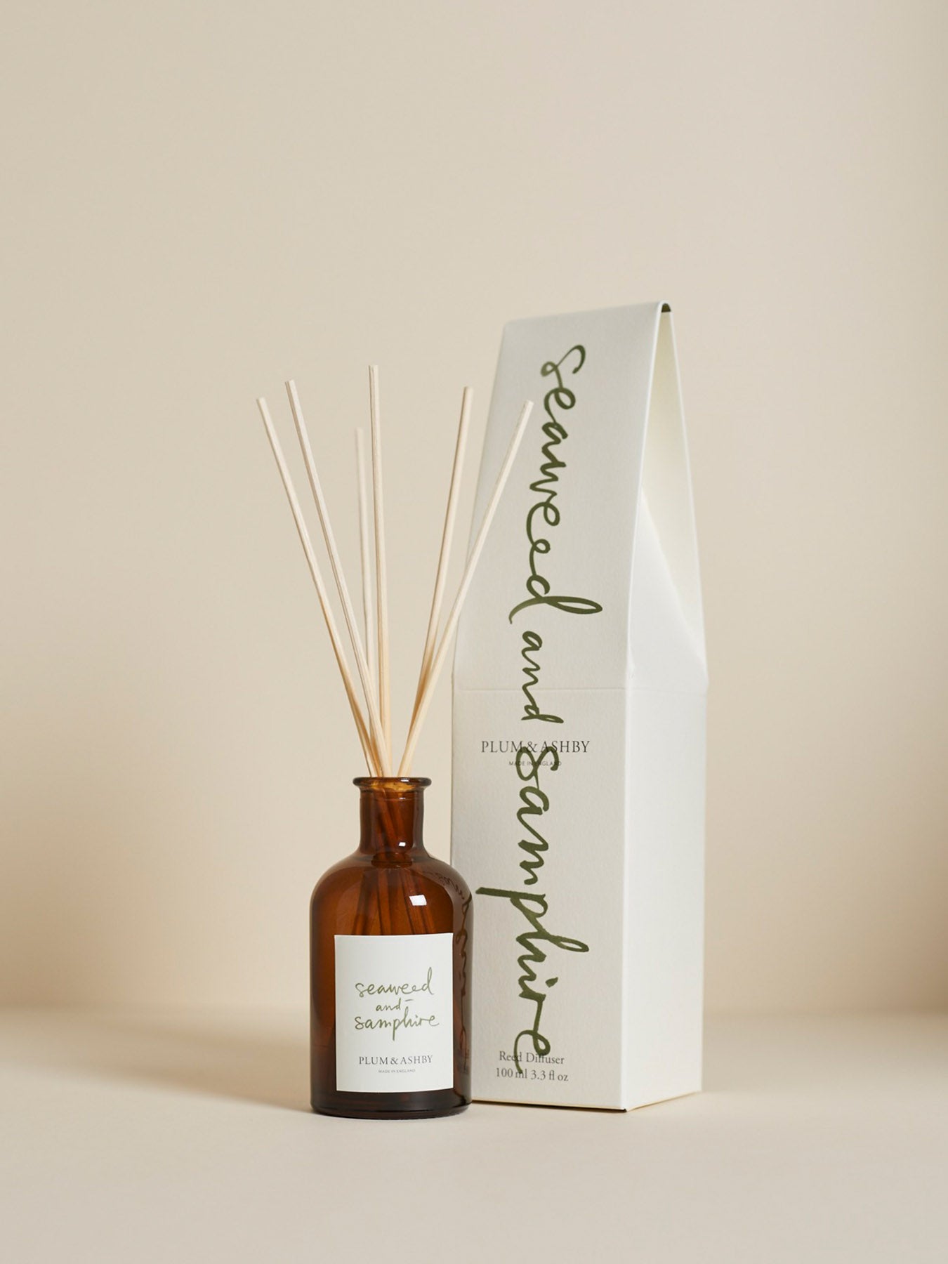 Seaweed & Samphire Diffuser | Natural Reed Diffuser – Plum & Ashby