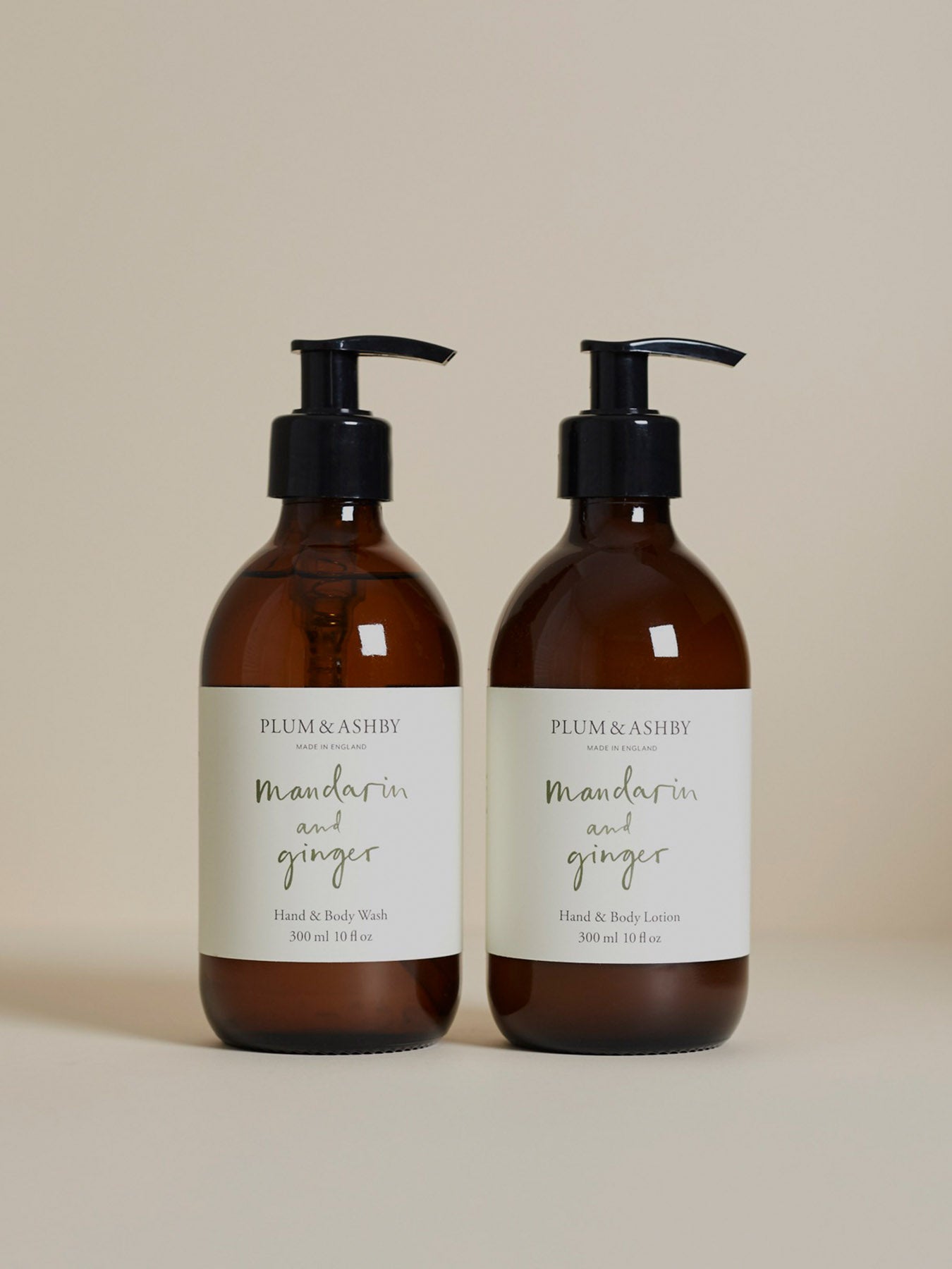 Mandarin & Ginger Hand & Body Wash & Lotion – Plum & Ashby